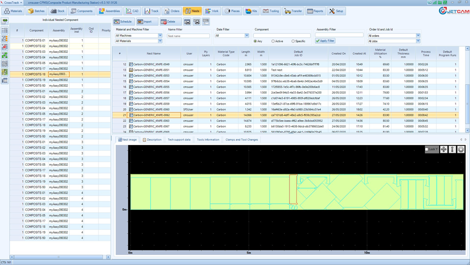 Quickstep Technology selects JETCAM and CROSSTRACK for nesting and ...